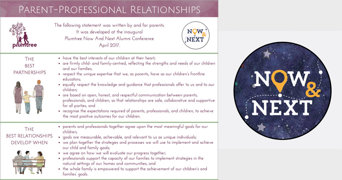 The Parent Professional Relationship Statement