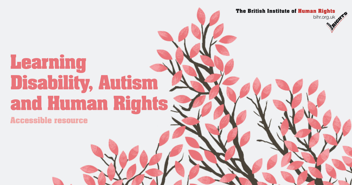 Learning Disability, Autism and Human Rights