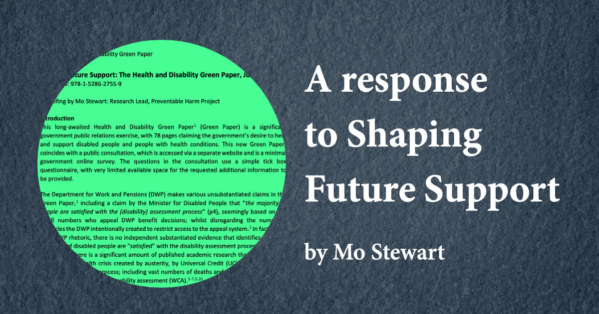 A Response to Shaping Future Support