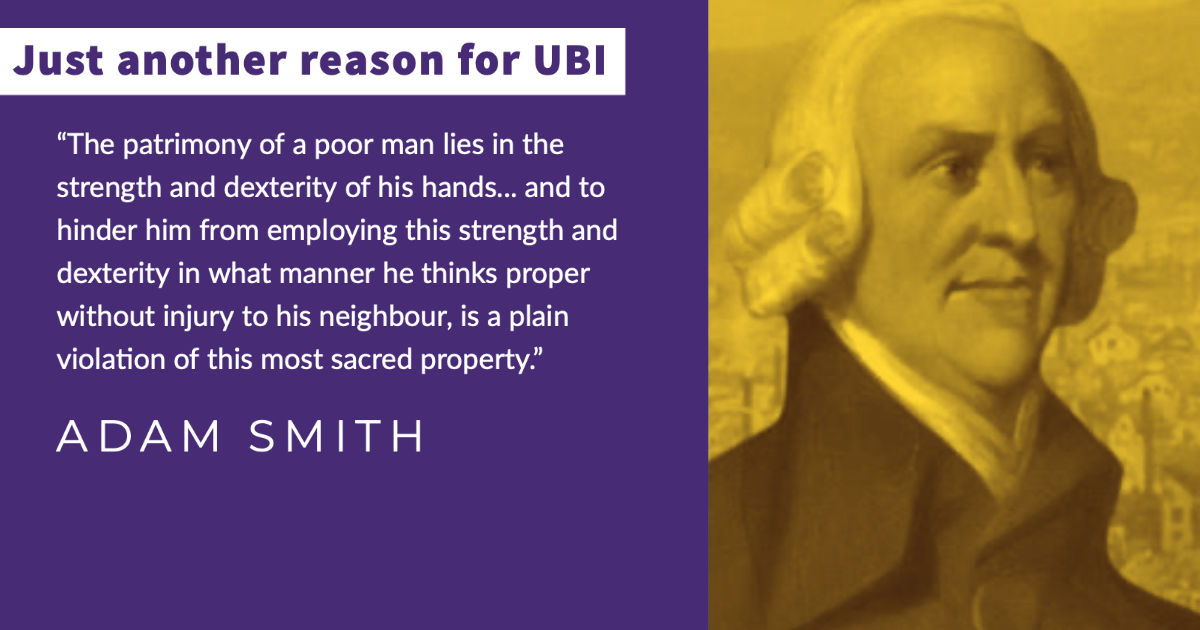 Adam Smith on Basic Income