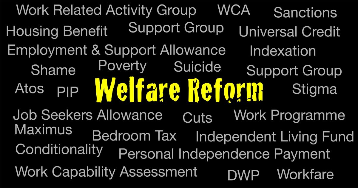 The term 'welfare reform' disguises a harmful attack on our rights and ...