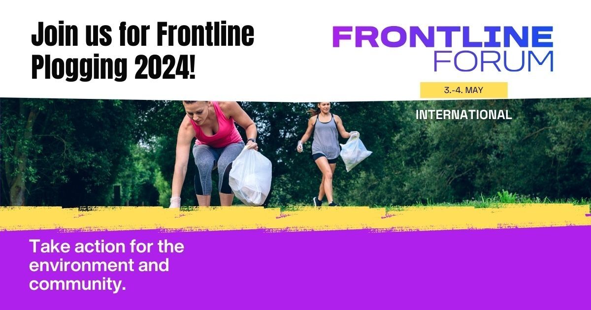 3 - 4 May: Frontline Plogging 2024